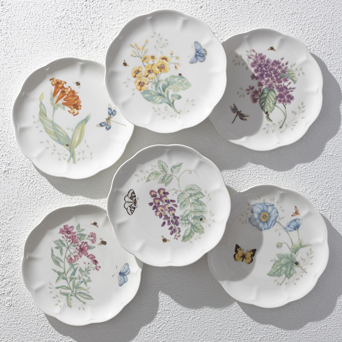 Lenox Butterfly Meadow 18 Piece Dinnerware Set, Service for 6 & Reviews ...