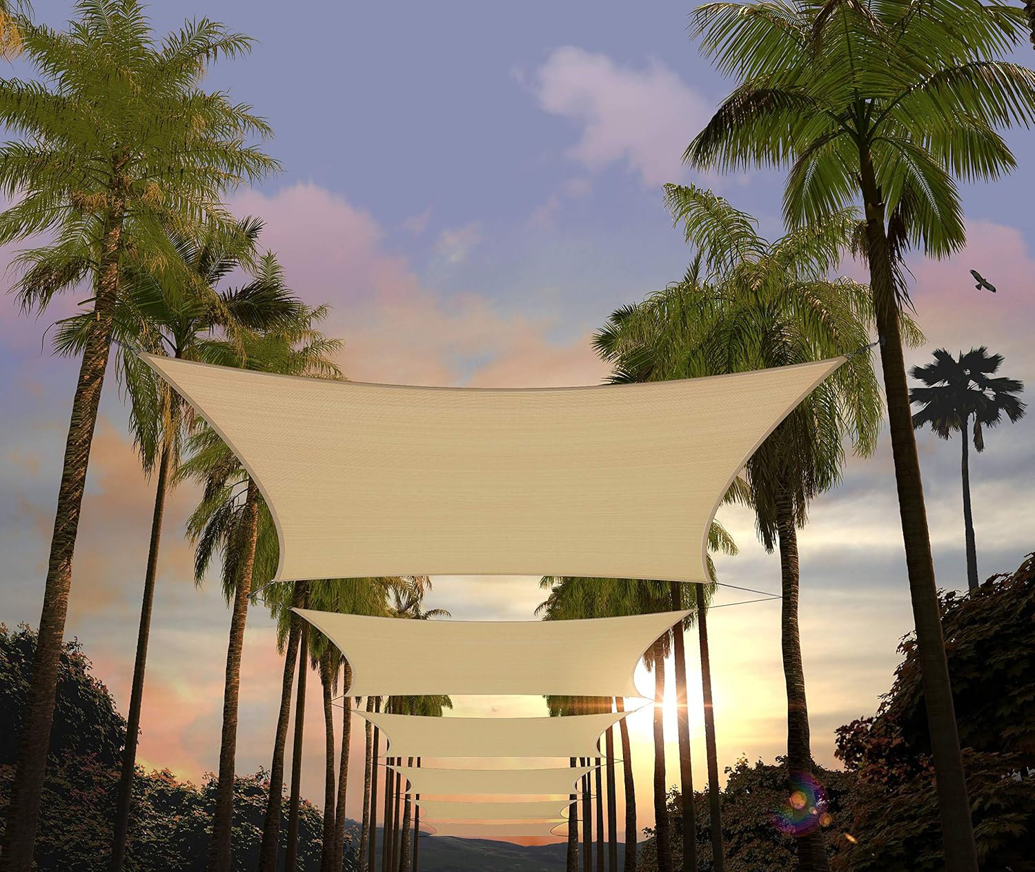 Amgo Square Sun Shade Sail 200 GSM, 95% UV Blockage & Reviews | Wayfair