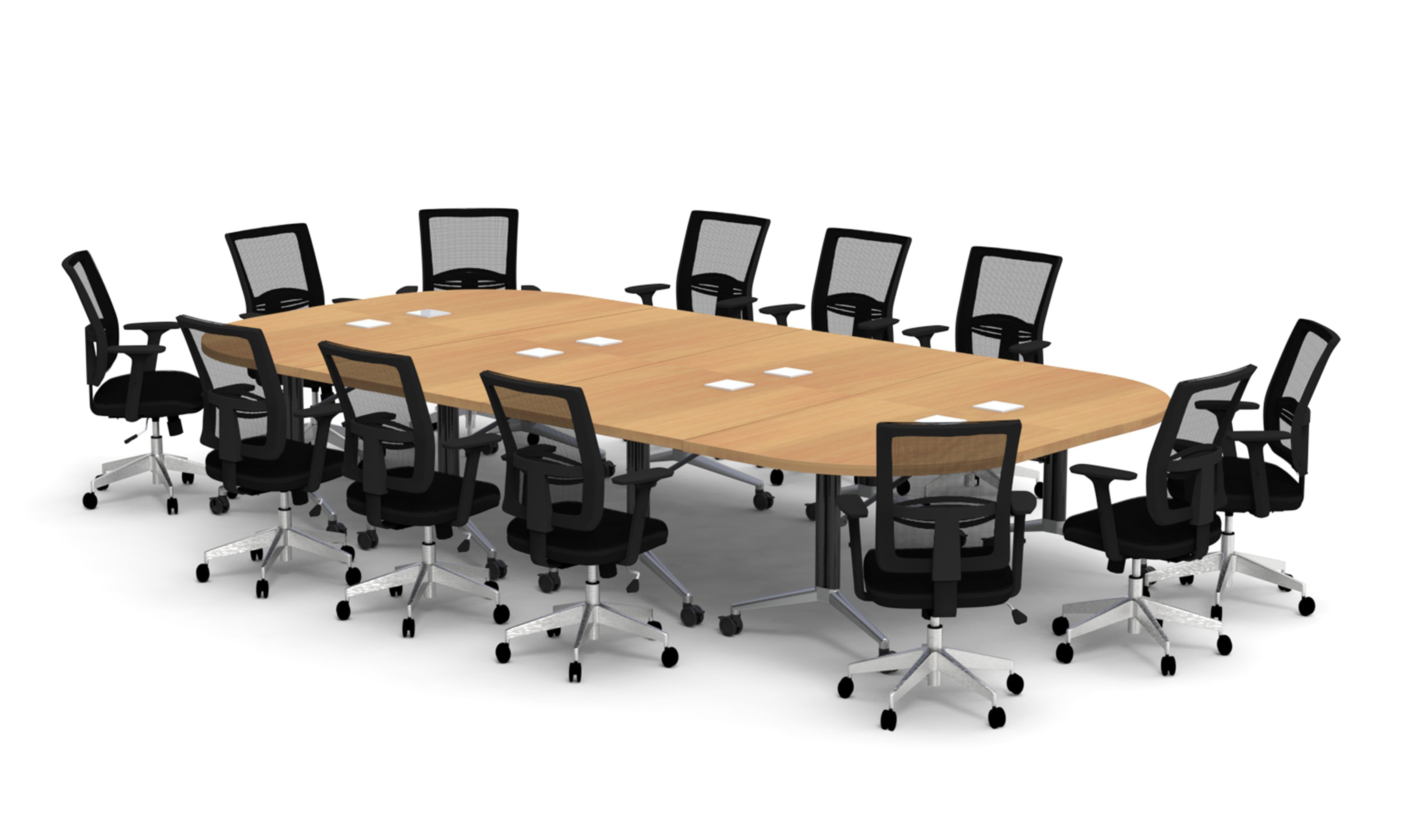 Team Tables 12 Person Fold Up Training Table and Chair Set with Casters ...
