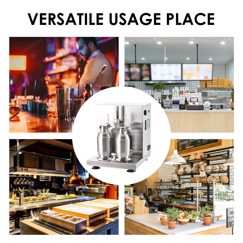 Fashionwu Automatic Milk Tea Shaking Machine 400r/m Electric Double ...