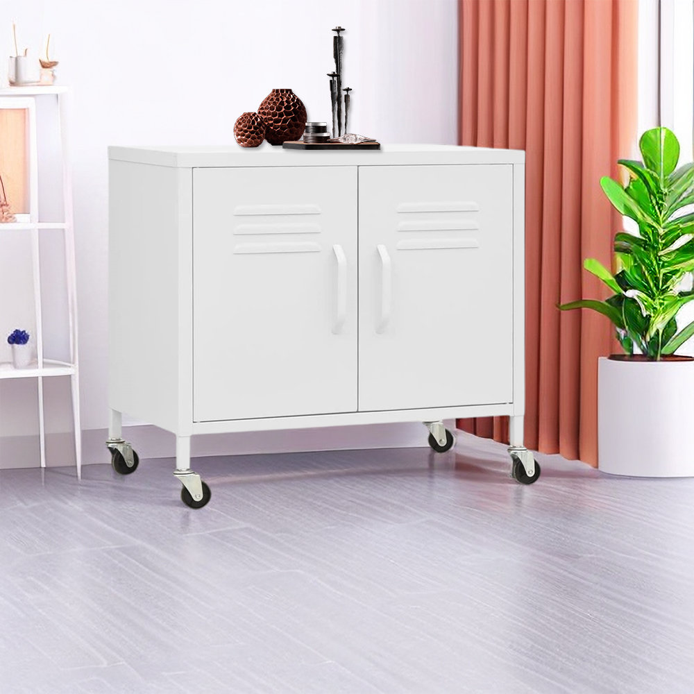 Latitude Run® Panzino 23.6'' Wide Mobile Steel File Cabinet | Wayfair