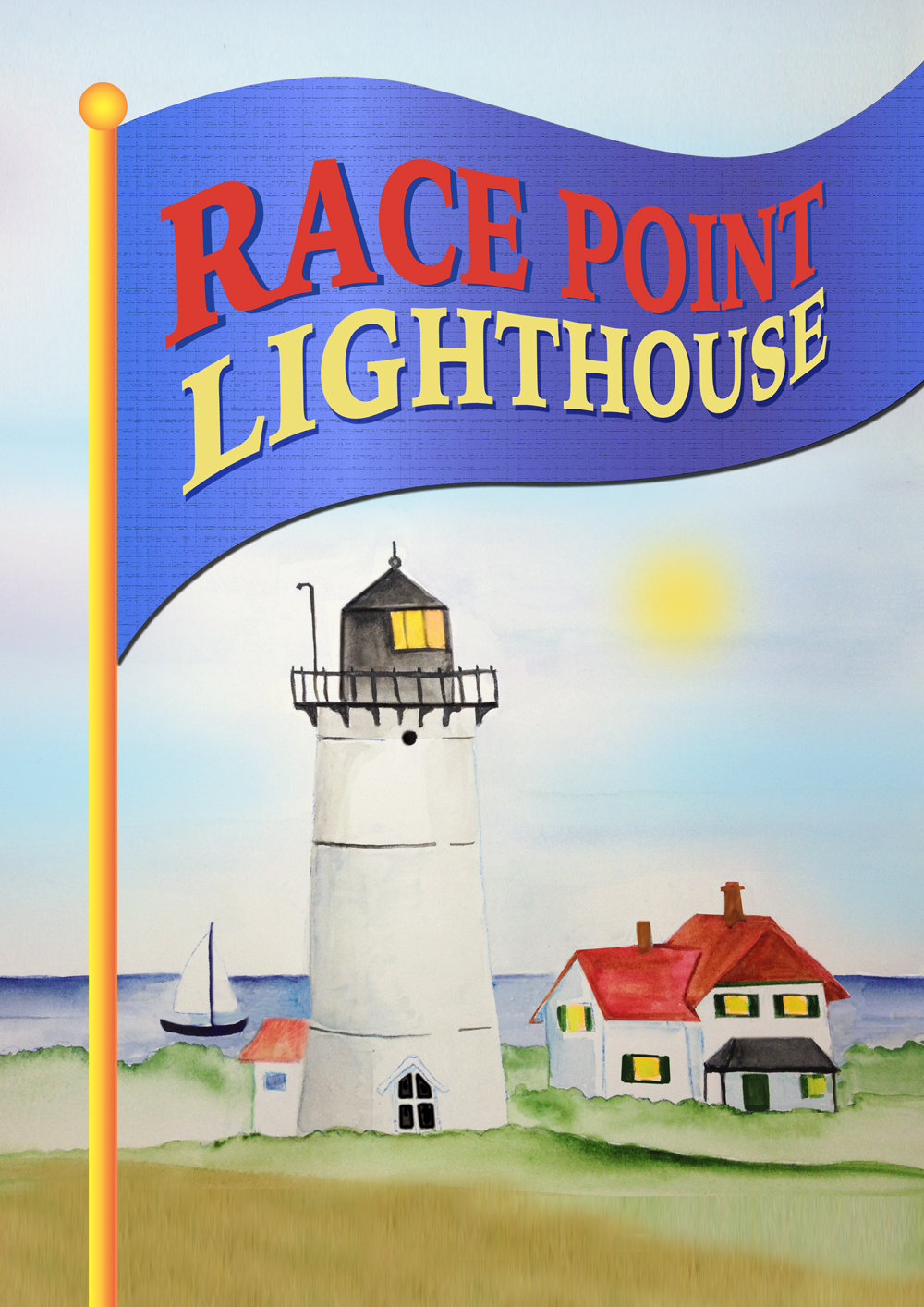 Toland Home Garden Race Point Lighthouse 28 x 40 inch House Flag ...