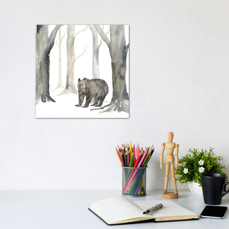 Bless international Winter Forest Bear Framed by Tara Reed Print | Wayfair