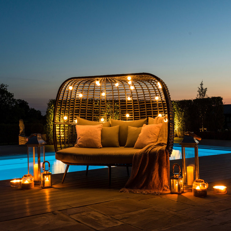 Dakota Fields FairbornRattan Pod Sofa & Reviews | Wayfair.co.uk