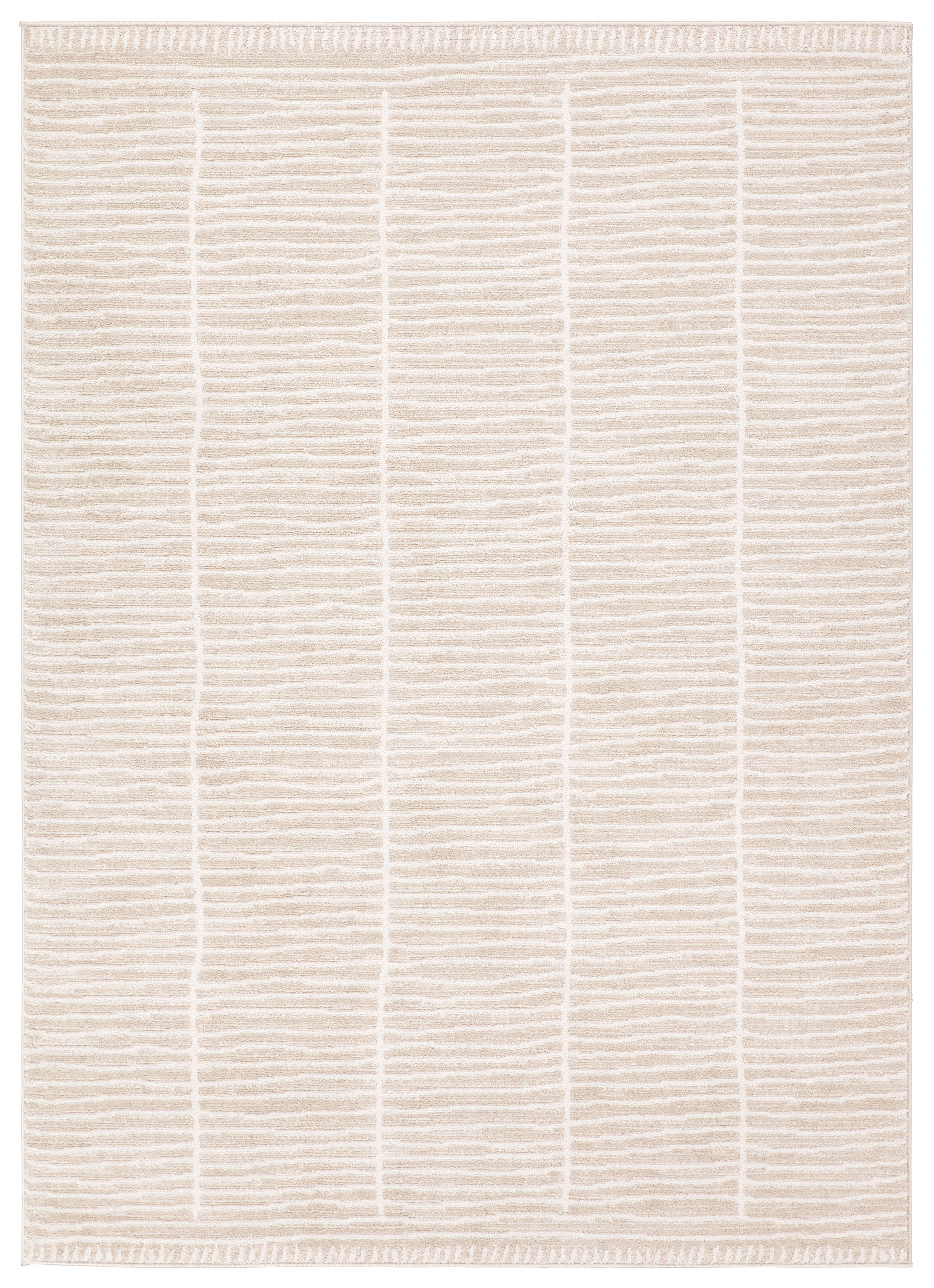 Union Rustic Vibe by Union Rustic Loehrke Powerloomed Stripes Tan/Taupe ...
