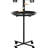 Latitude Run® Bird Stand With Four Wheels, Stainless Steel Feeding ...