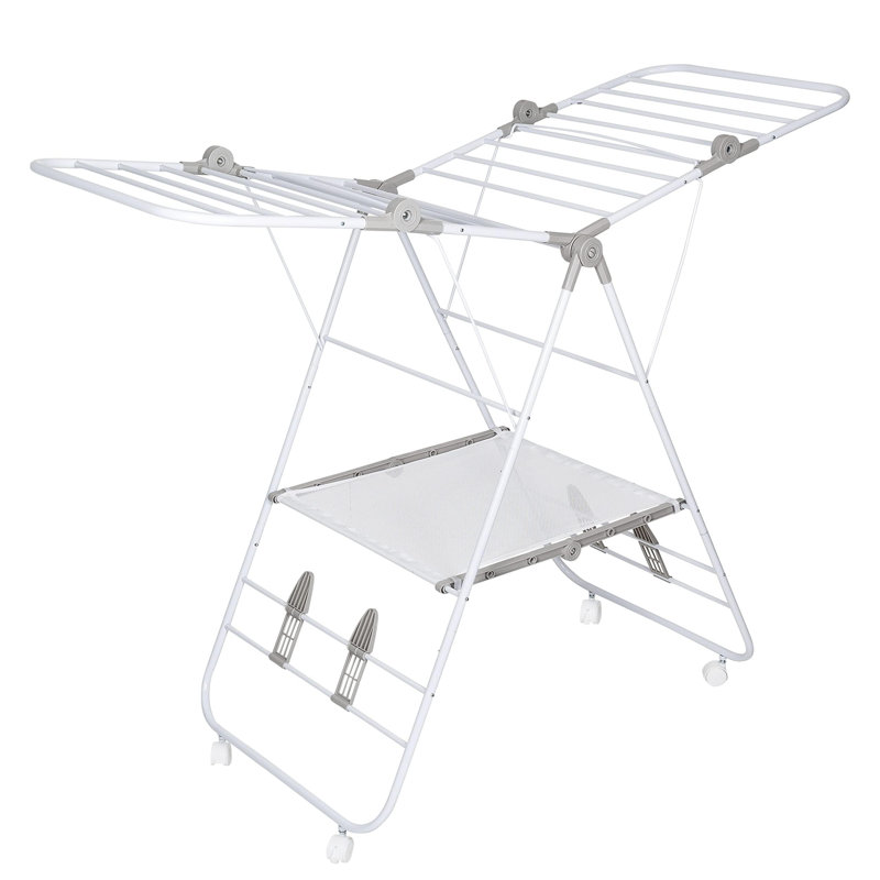 Rebrilliant Steel Foldable Freestanding Drying Rack | Wayfair