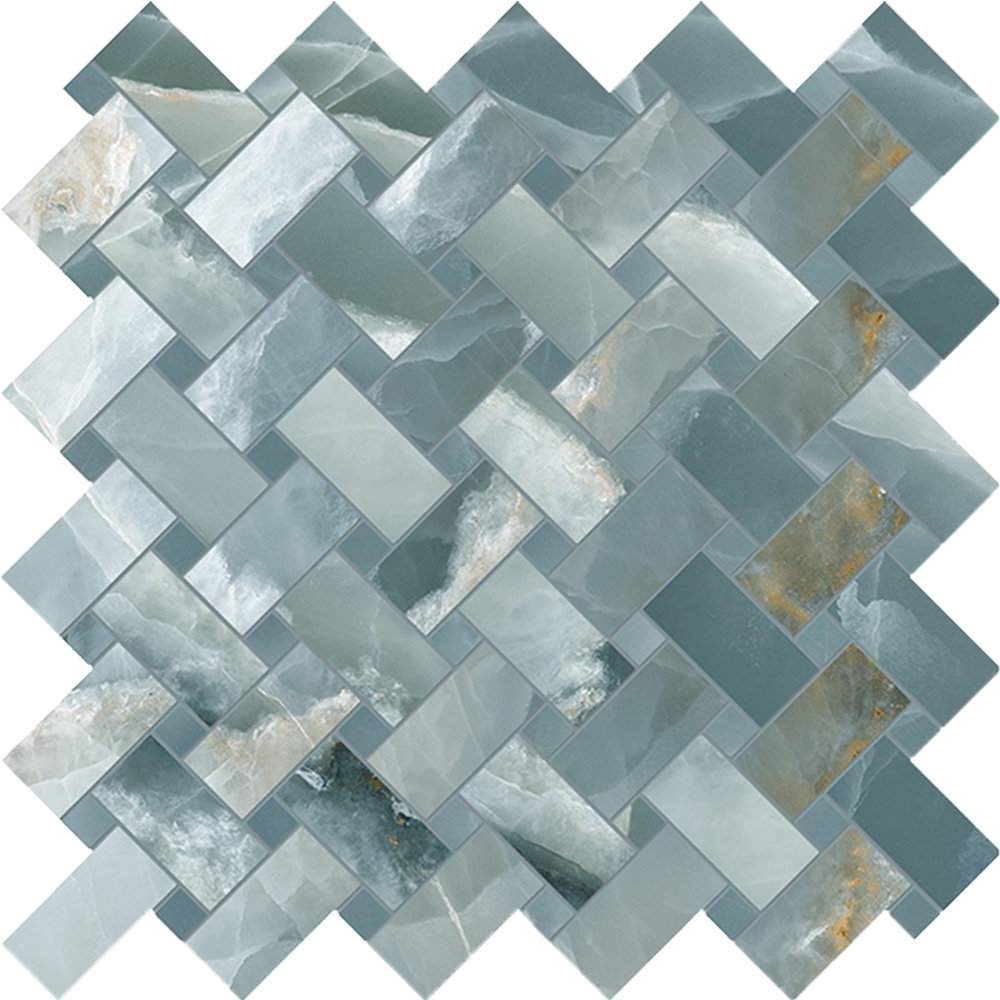 Tilefy Eclipse Intrecci Porcelain Mosaic Floor and Wall Tile | Wayfair