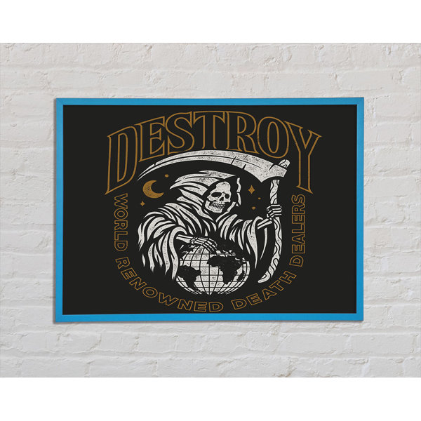 Happy Larry Destroy Tattoo - Single Picture Frame Art Prints | Wayfair ...