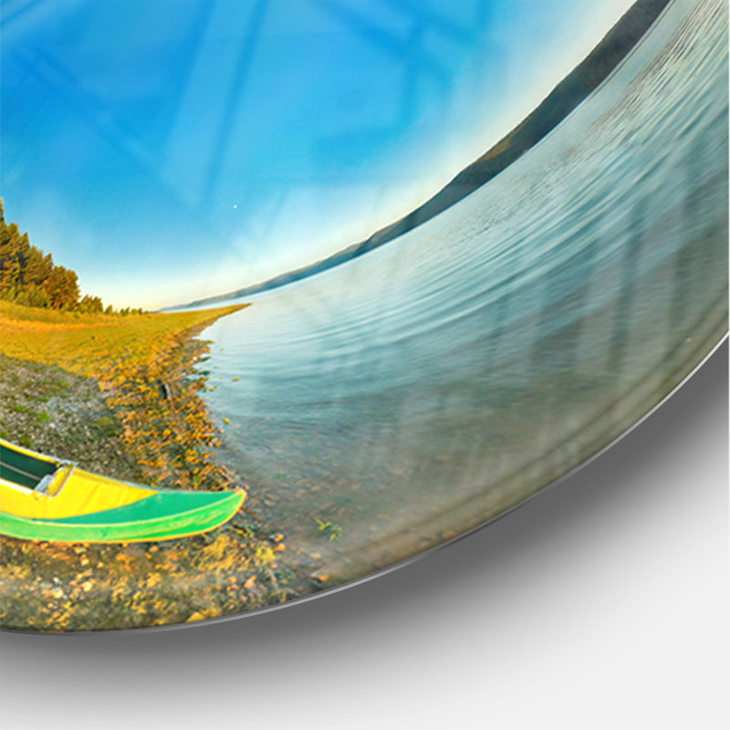 East Urban Home Kayak in River Little Planet - Modern wall clock | Wayfair