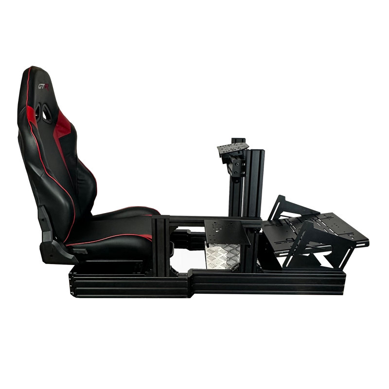 GTR Simulator Leather PC & Racing Game Chair with Footrest | Wayfair