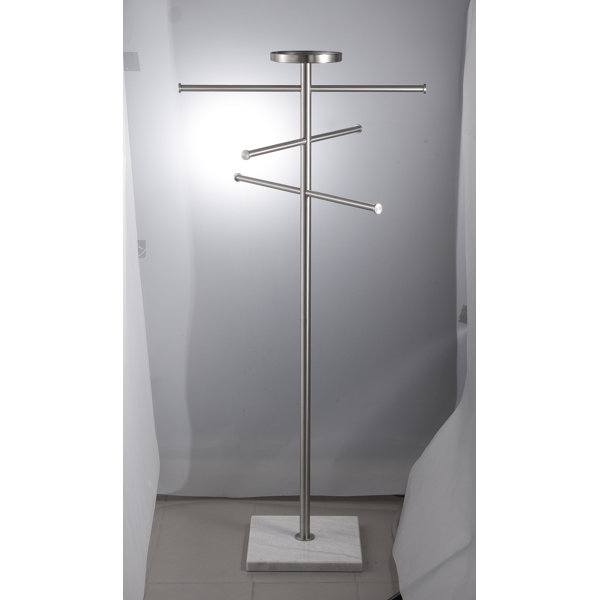 KES Outdoor Towel Rack, Pool Towel Rack With Weighted Marble Base ...