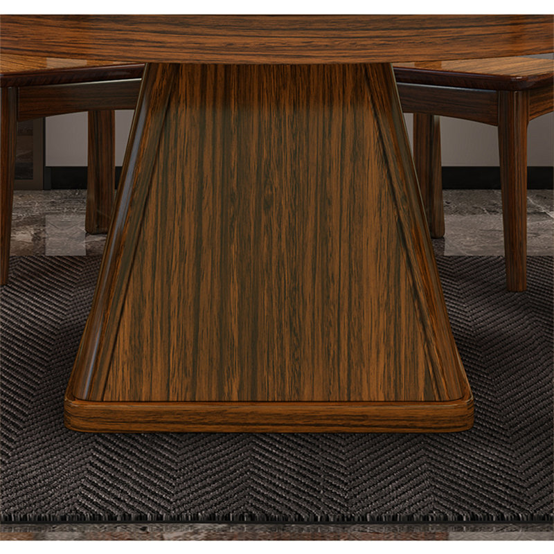 Waagy Modern Chinese style round dining table set | Wayfair