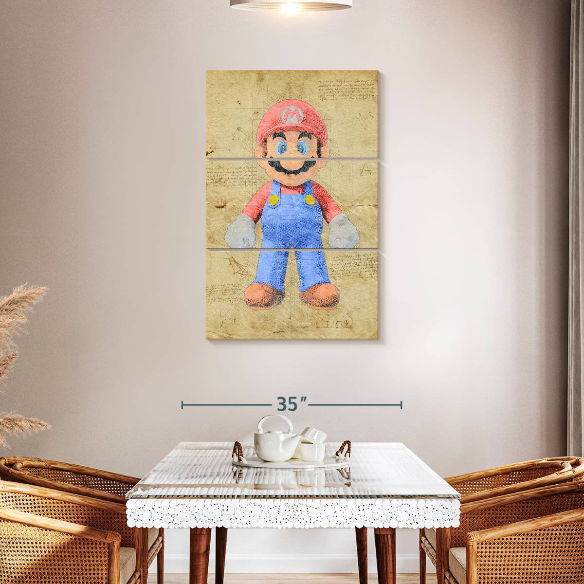 Trinx Keiraleigh Mario Da Vinci Sketch | Wayfair