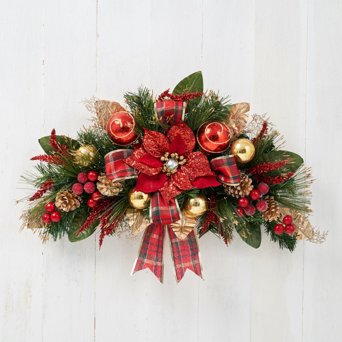 The Holiday Aisle® Faux Mixed Assortment Swag & Reviews | Wayfair