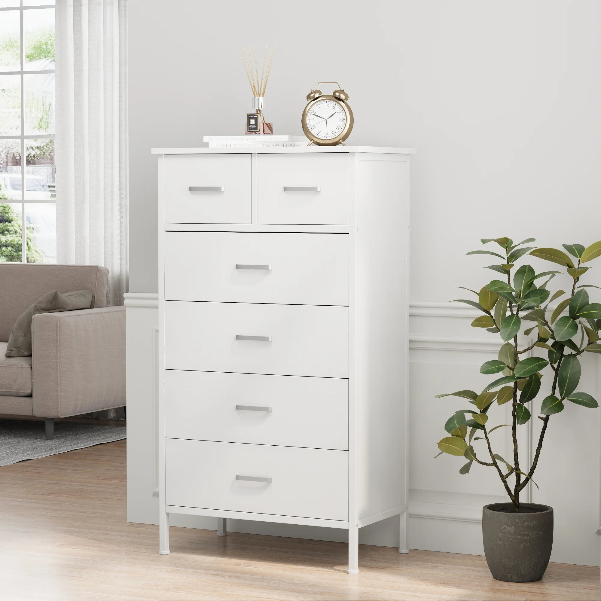 Ebern Designs Obira 6 - Drawer Dresser & Reviews - Wayfair Canada