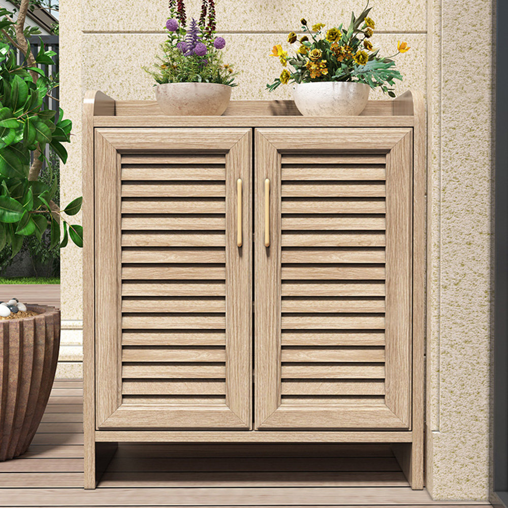 DICIXA Aluminum Alloy Rainproof Sunscreen Shoe Cabinet 20 Pair Shoe ...