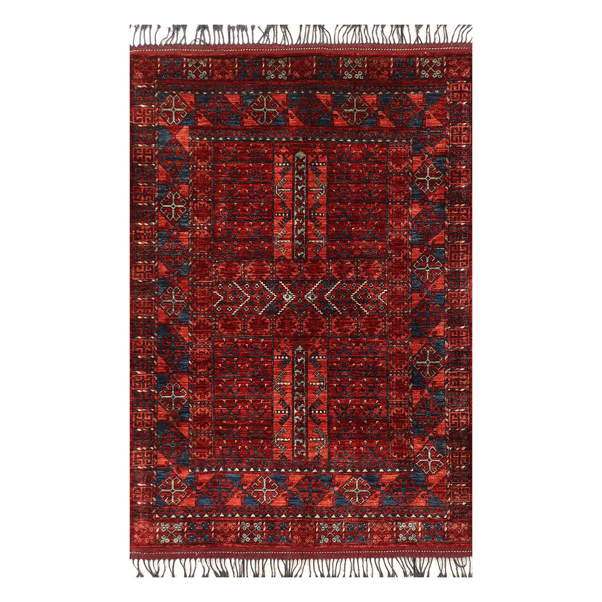 Bokara Rug Co., Inc. One-of-a-Kind High-Quality Hand-Knotted Red/Rust ...