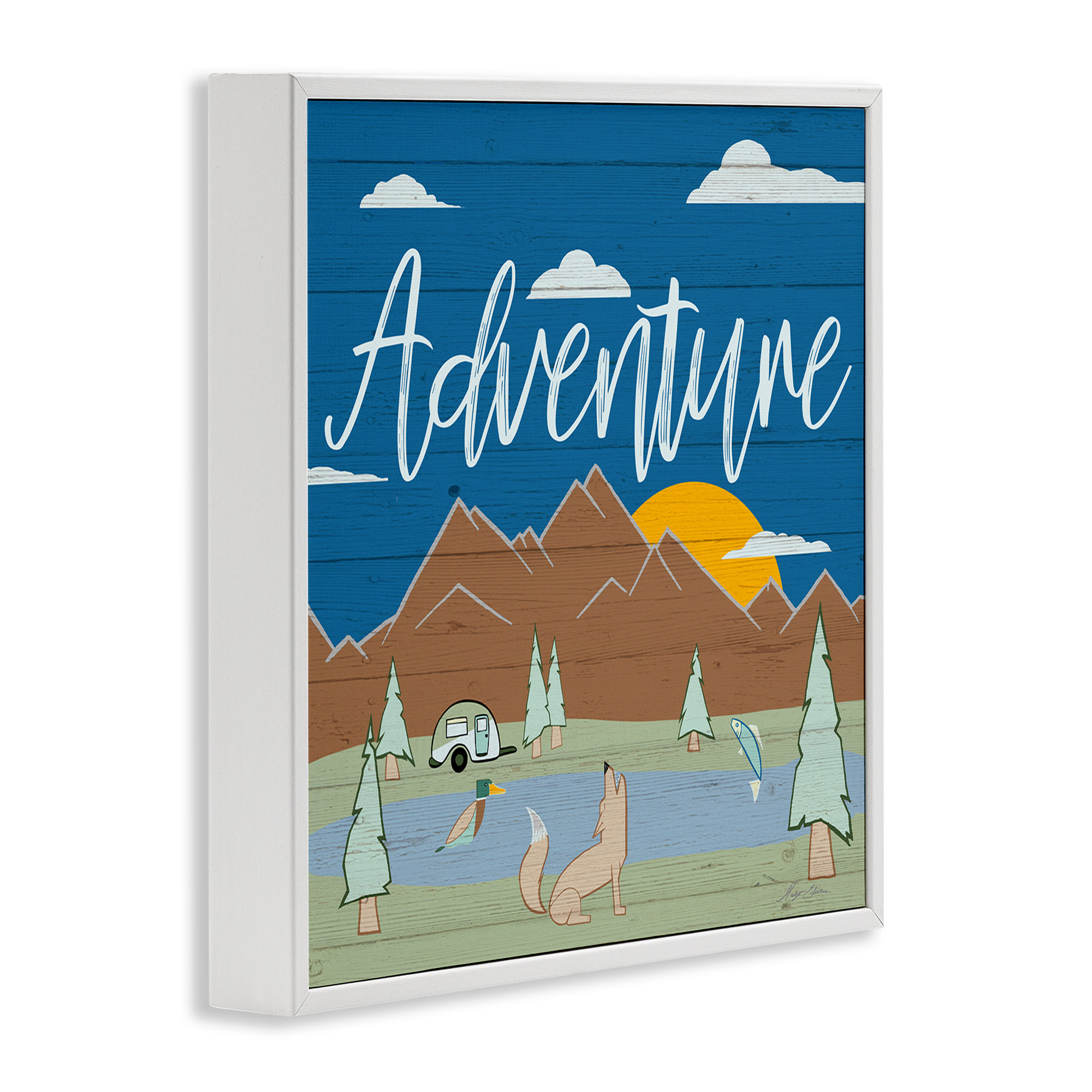 Union Rustic Rustic Adventure Landscape Framed Giclee Art by Hugo ...