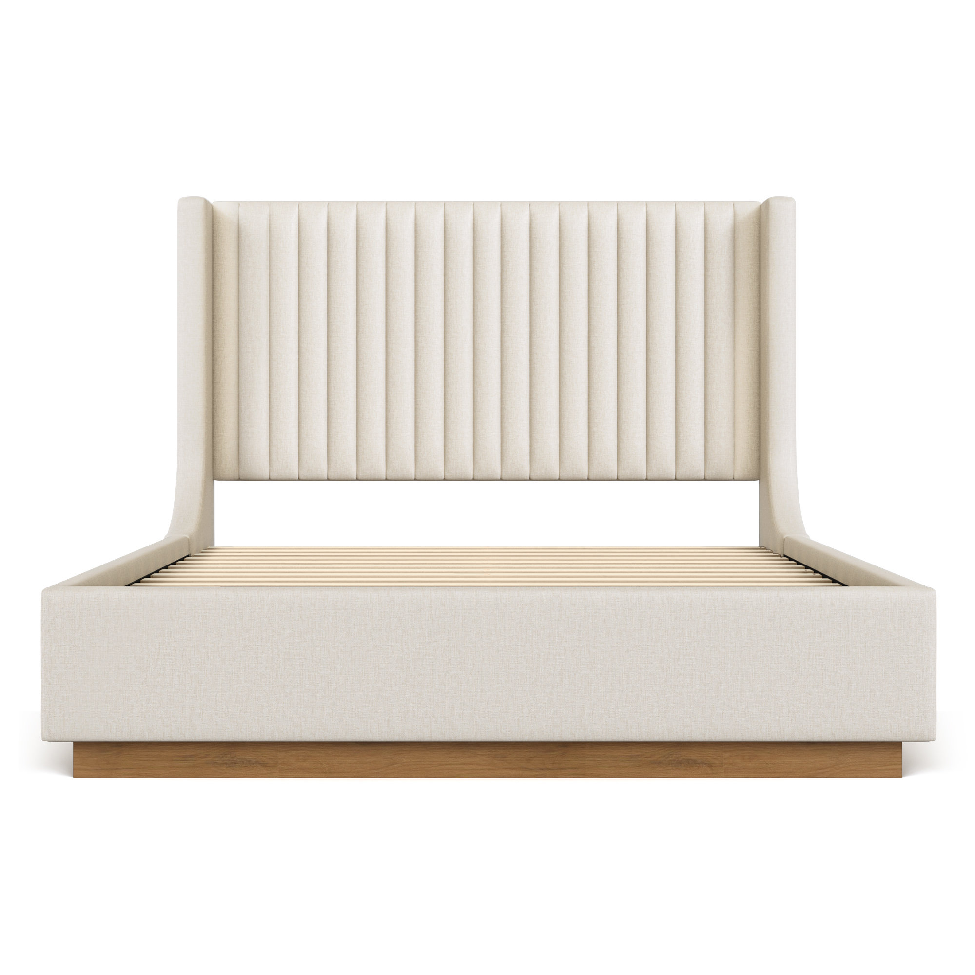 Latitude Run® Buzio Upholstered Wood Base Bed & Reviews | Wayfair