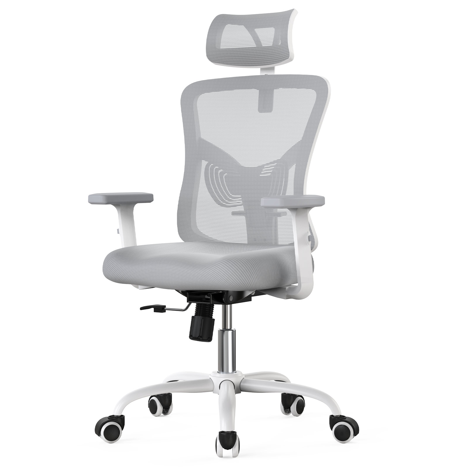 Inbox Zero Ergonomic Office Chair - High Back Desk Chair with ...