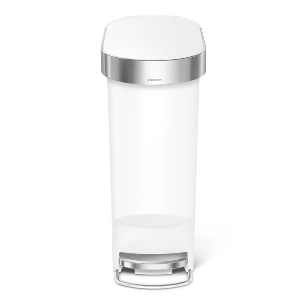 simplehuman Kitchen Dish Drying Rack with Swivel Spout, Fingerprint ...