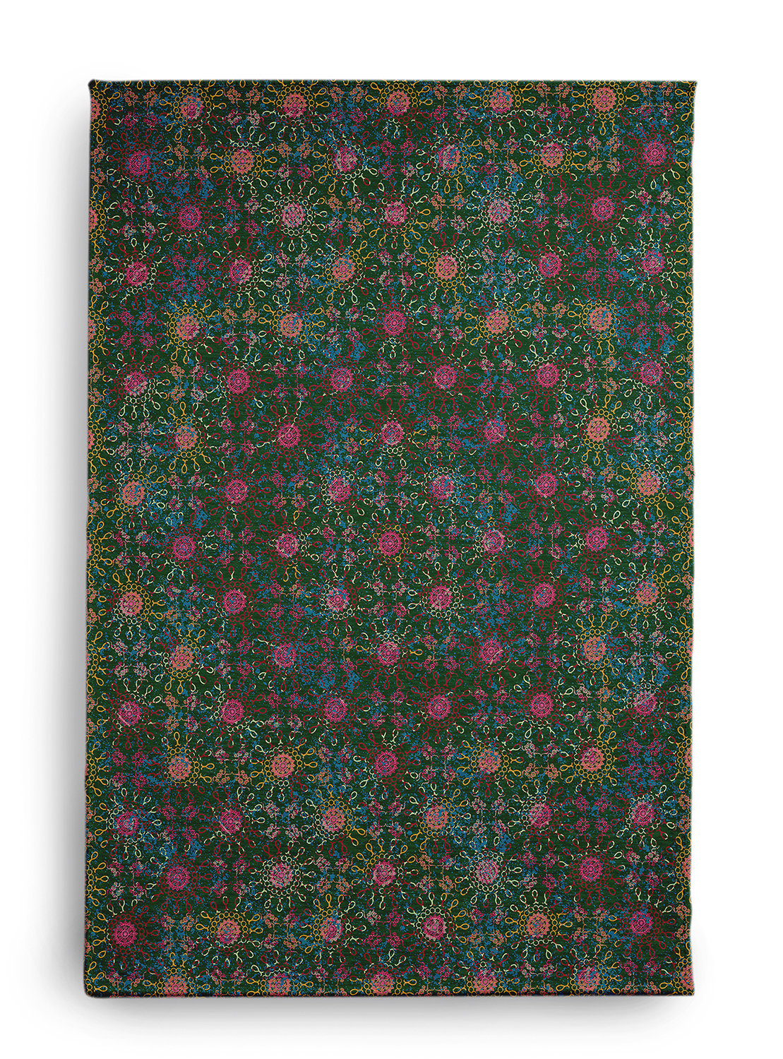 e by design Machine Woven Chenille Area Rug in Green | Wayfair