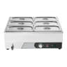 Wrought Studio Commercial Food Warmer, 1500W Electric Stainless Steel ...