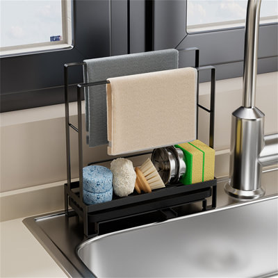 HAPPY LIFE Sponge Storage Rack Stainless Steel Dish Rack For Cleaning ...