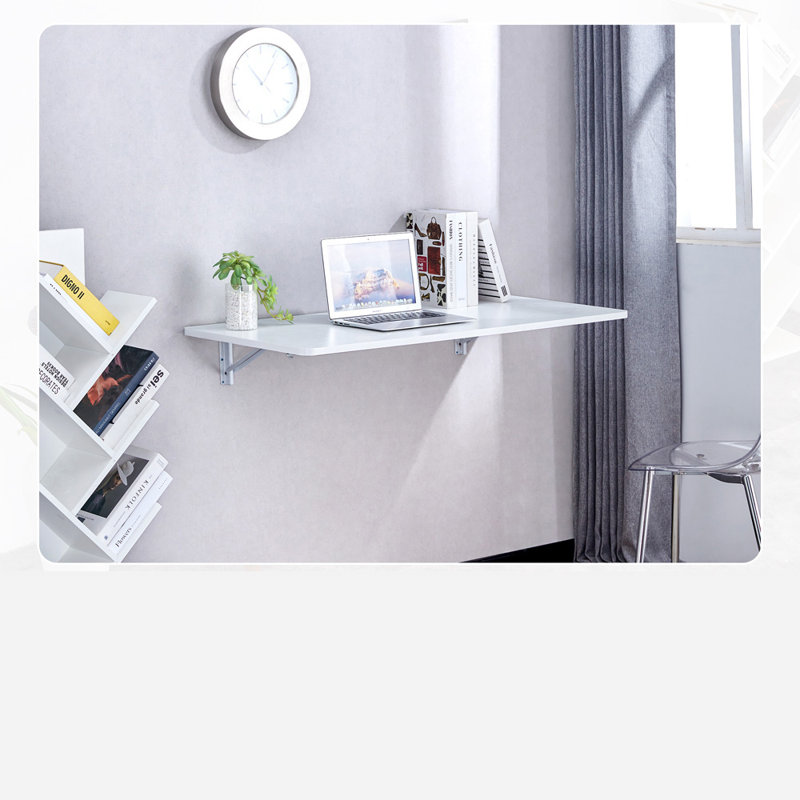 Ebern Designs Wall Mounted Folding Table/Fold Down Desk For Shed,Home ...