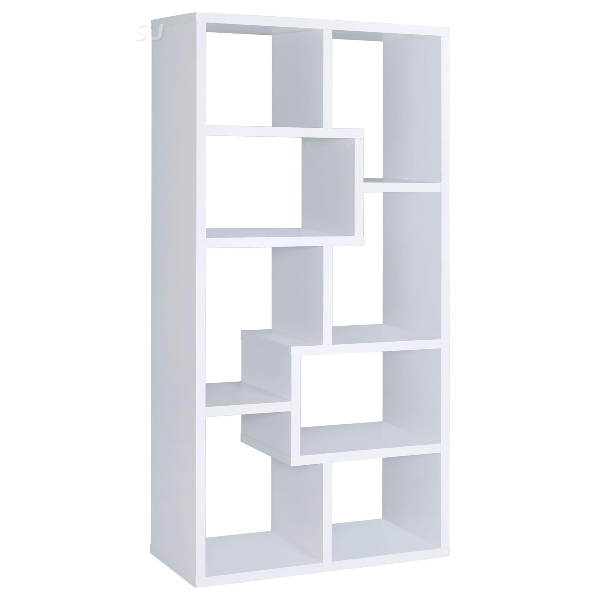 Trent Austin Design® 8-Shelf Geometric Bookcase With Durable MDF And ...