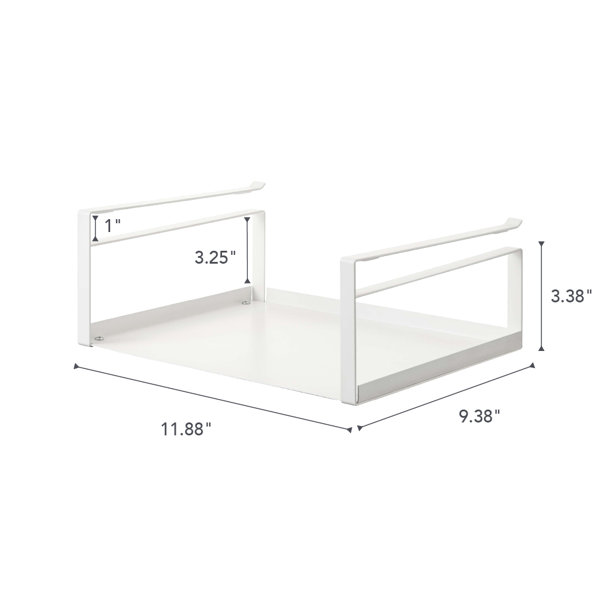 Yamazaki Home Under Shelf Storage Rack - Cabinet Organizer, Steel ...