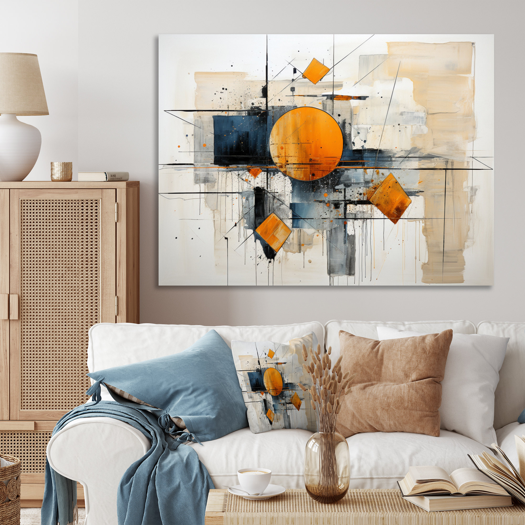 Wrought Studio™ Garbiel Geometric Abstraction I | Wayfair