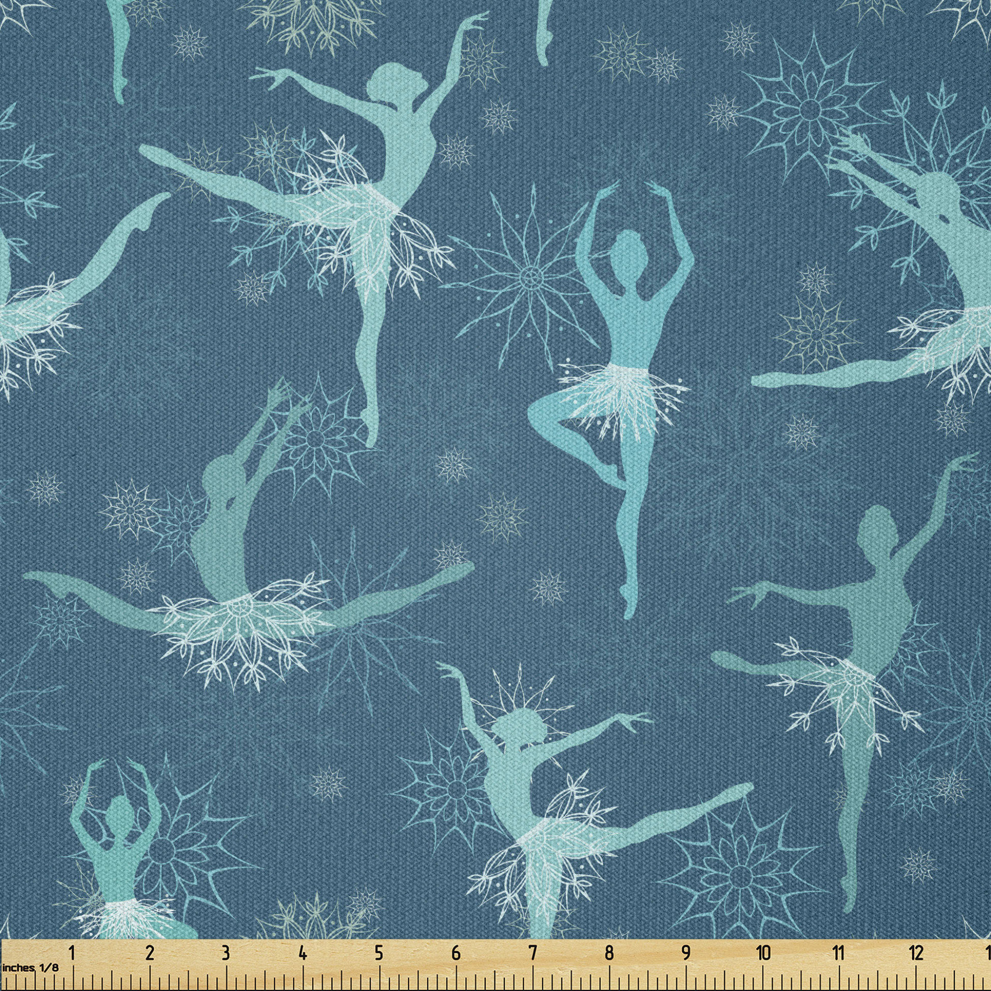 East Urban Home Cresser Snowflake Ballerina Multi-Purpose Fabric ...