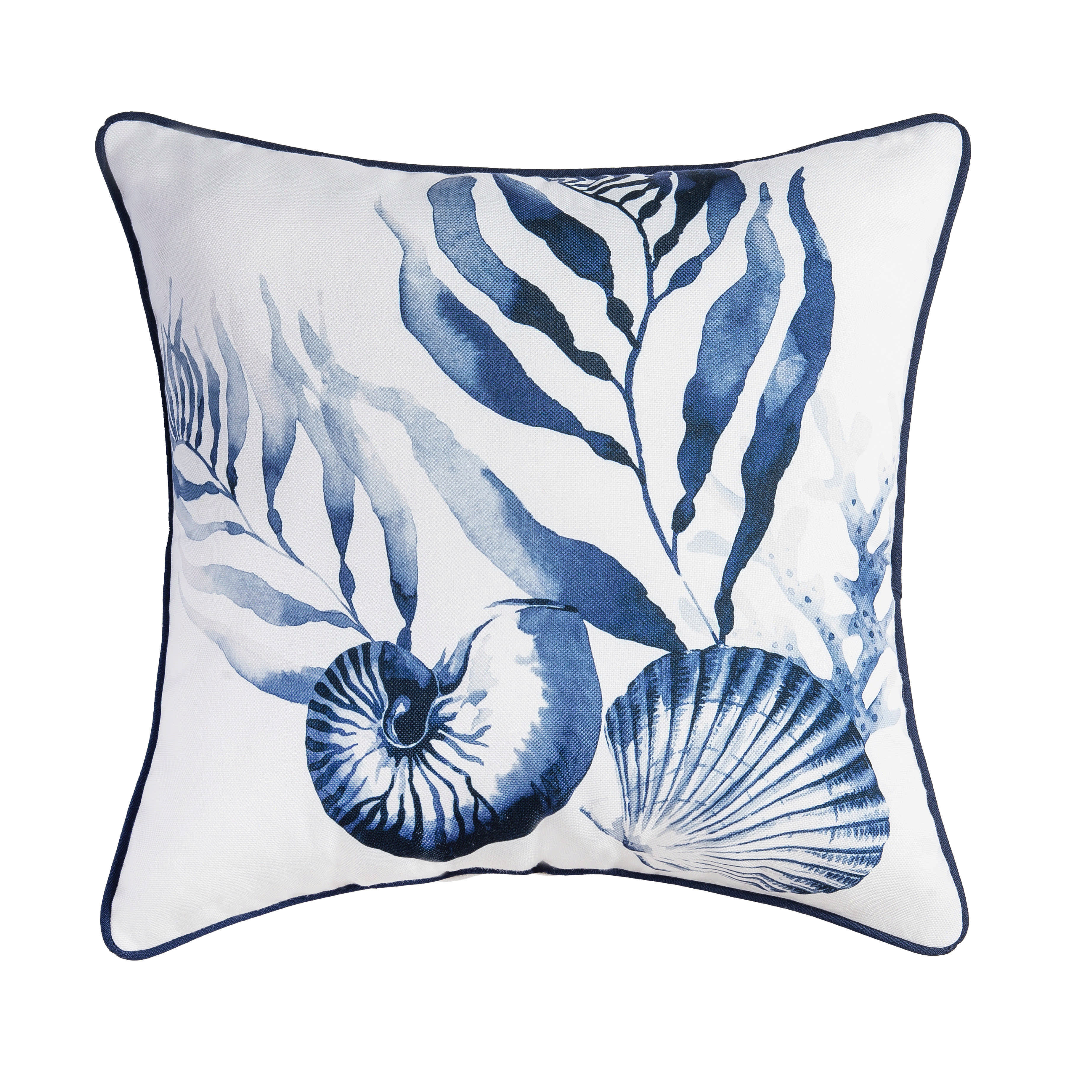 C&F Home Midnight Lagoon Shells Pillow | Wayfair