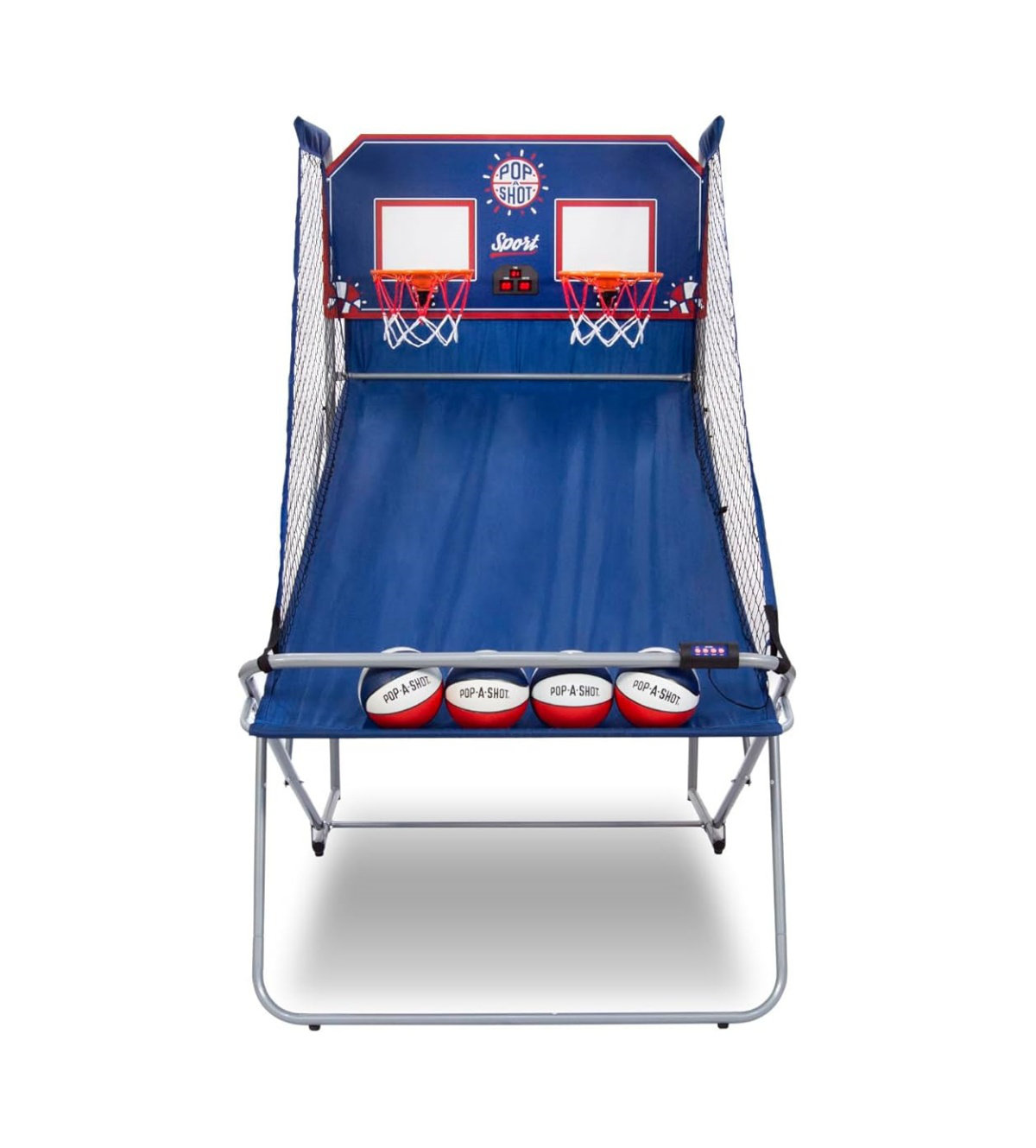 JETEHO Dual Shot Sport Arcade Basketball Game For Home Paddle Scoring ...