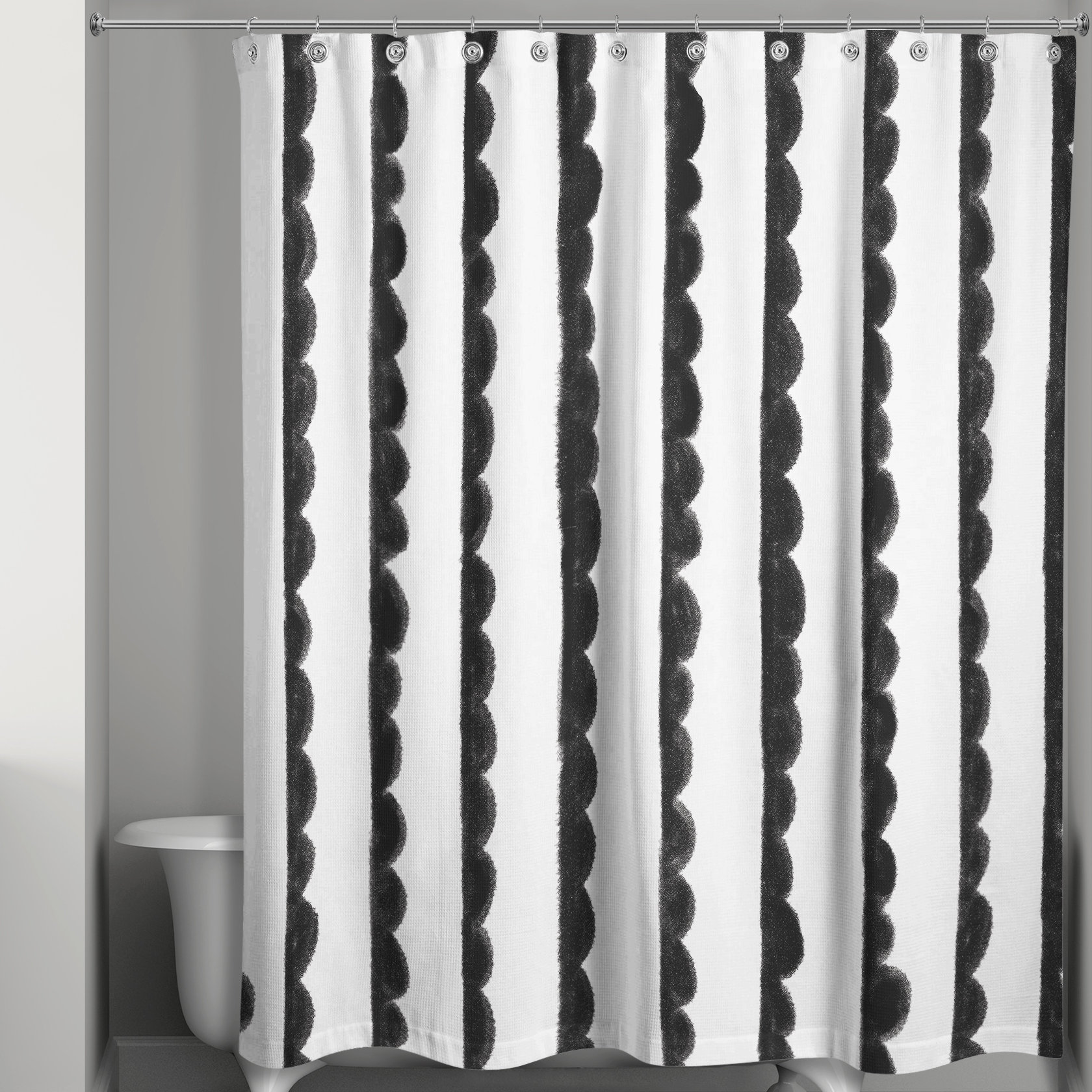 Latitude Run® Half Moon Shower Curtain - Wayfair Canada