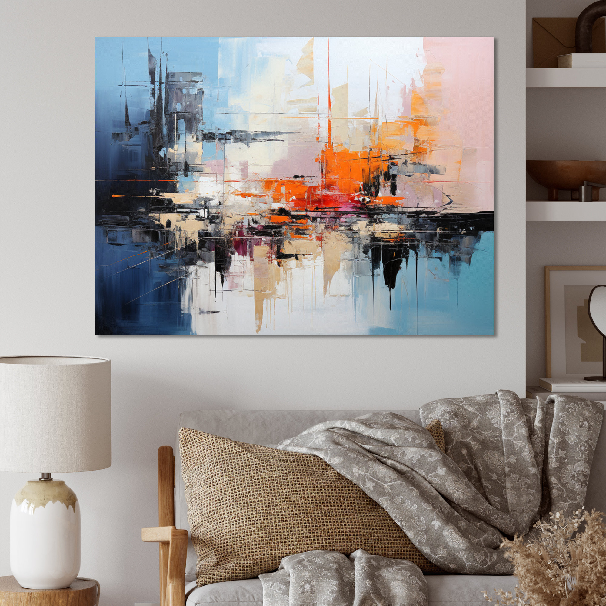 Ivy Bronx Asian Art Abstract Expression III - Abstract Collages Wall ...