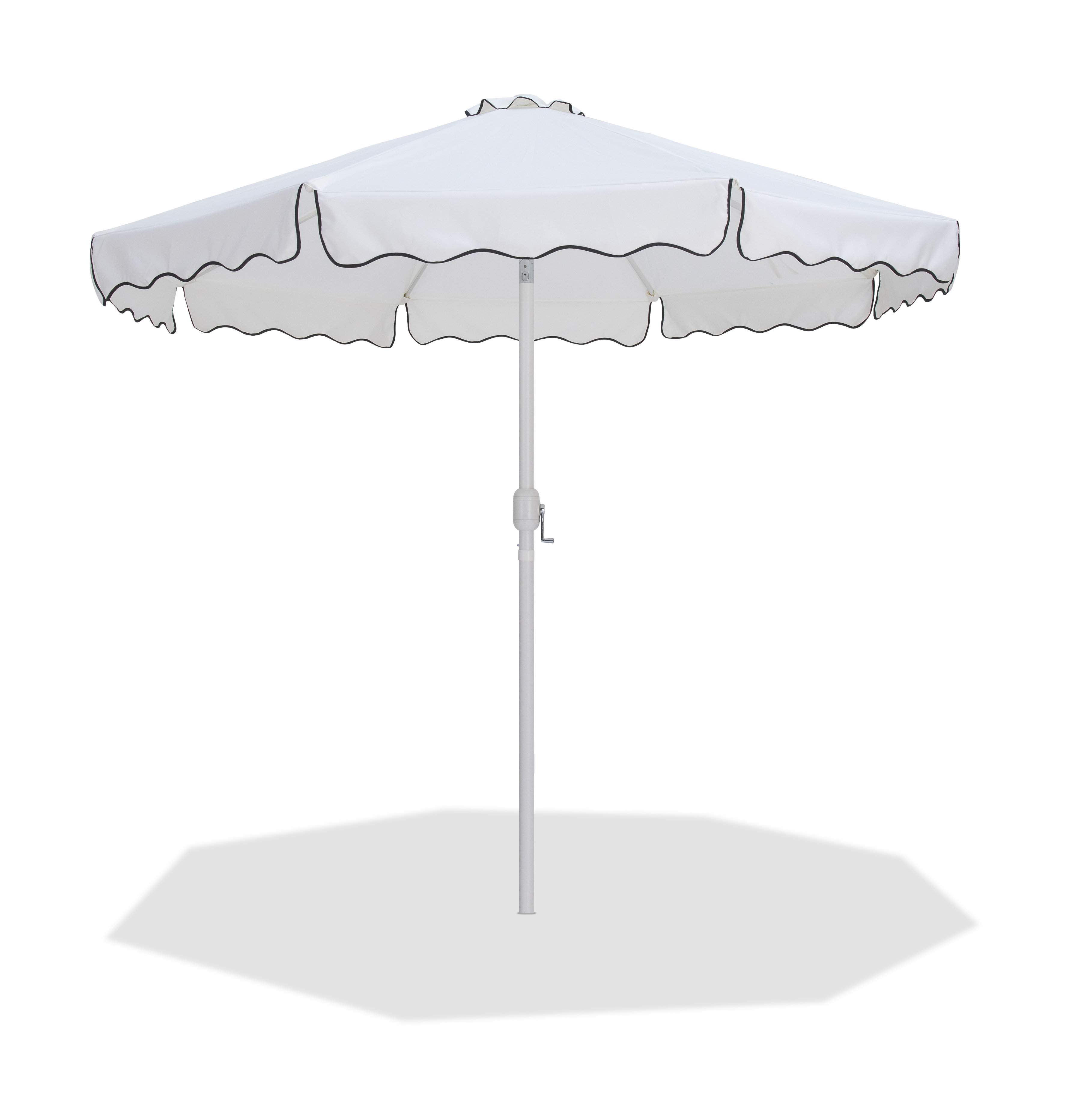 Arlmont & Co. Chavonte With Piping Fabric Patio Umbrellas - Wayfair Canada