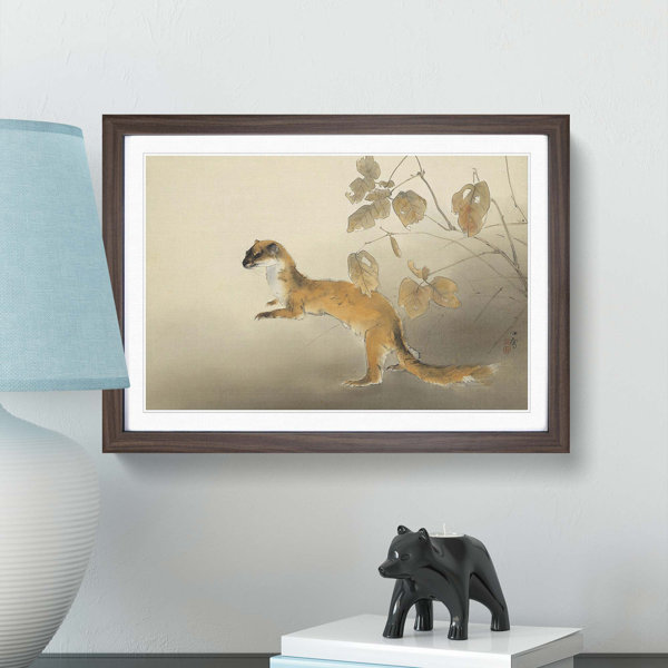 East Urban Home Weasel by Kansetsu Hashimoto - Picture Frame Painting ...