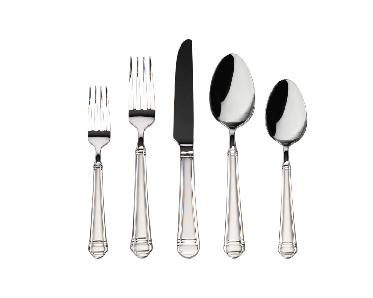 Godinger Silver Art Co Emma Sandblasted 18/0 Stainless Steel 20 Piece ...