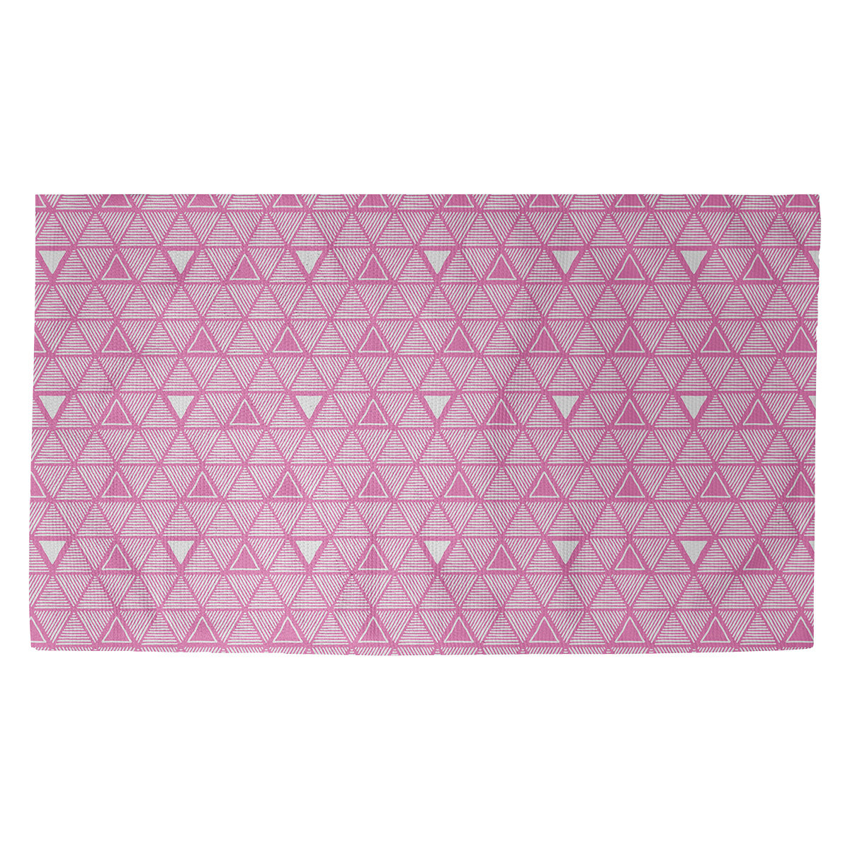 Brayden Studio Classic Triangles Pink Area Rug - Wayfair Canada