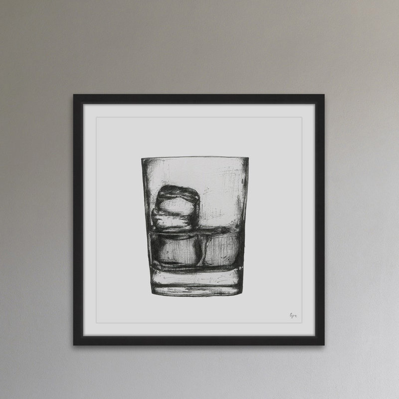 Wade Logan® Bourbon On The Rocks Framed On Paper by Eyre Tarney Print ...