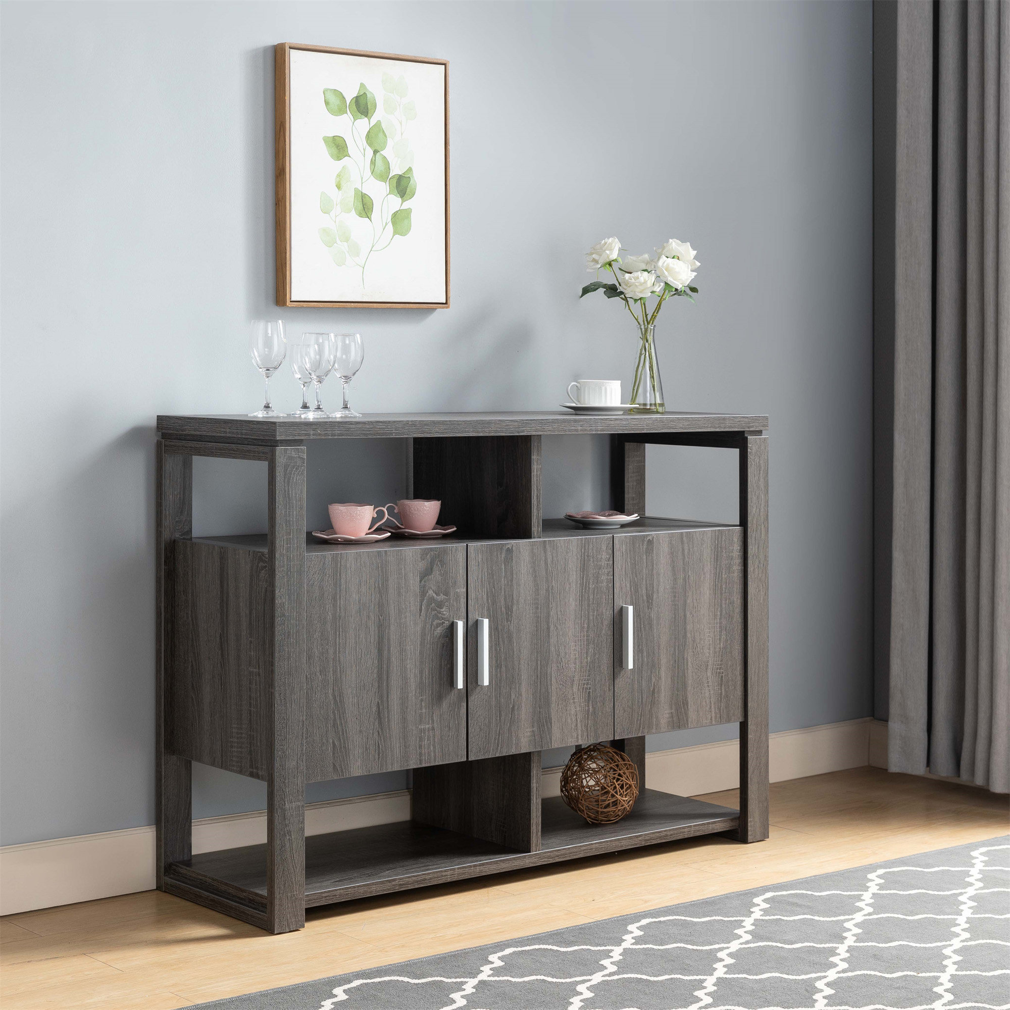 Wrought Studio™ Buffet Kitchen Cabinet | Wayfair