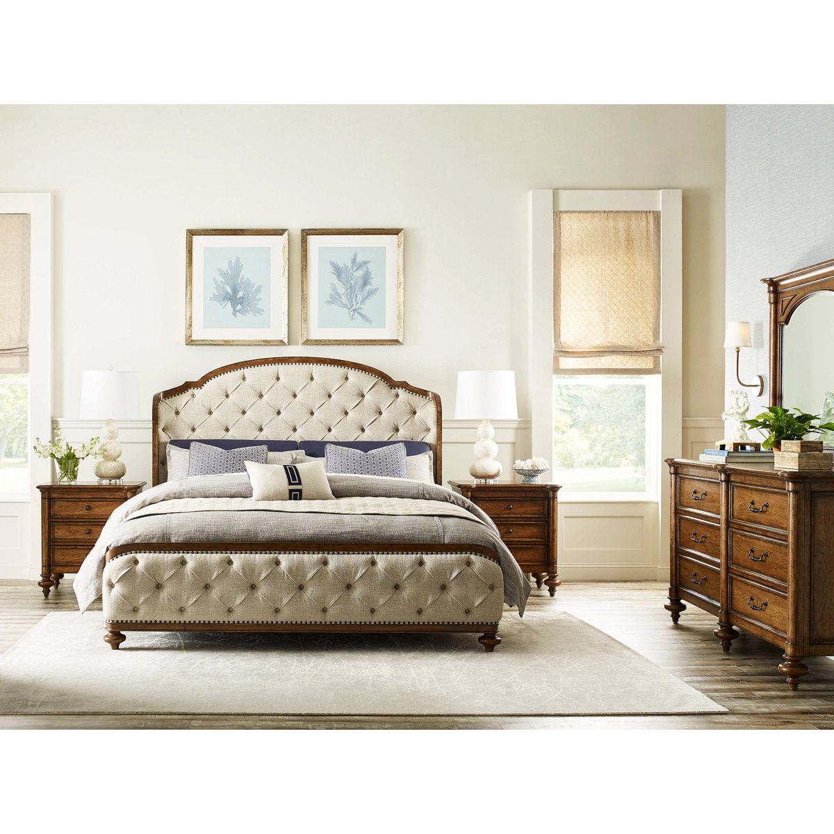 Lark Manor™ Apryle Upholstered Bed & Reviews | Wayfair