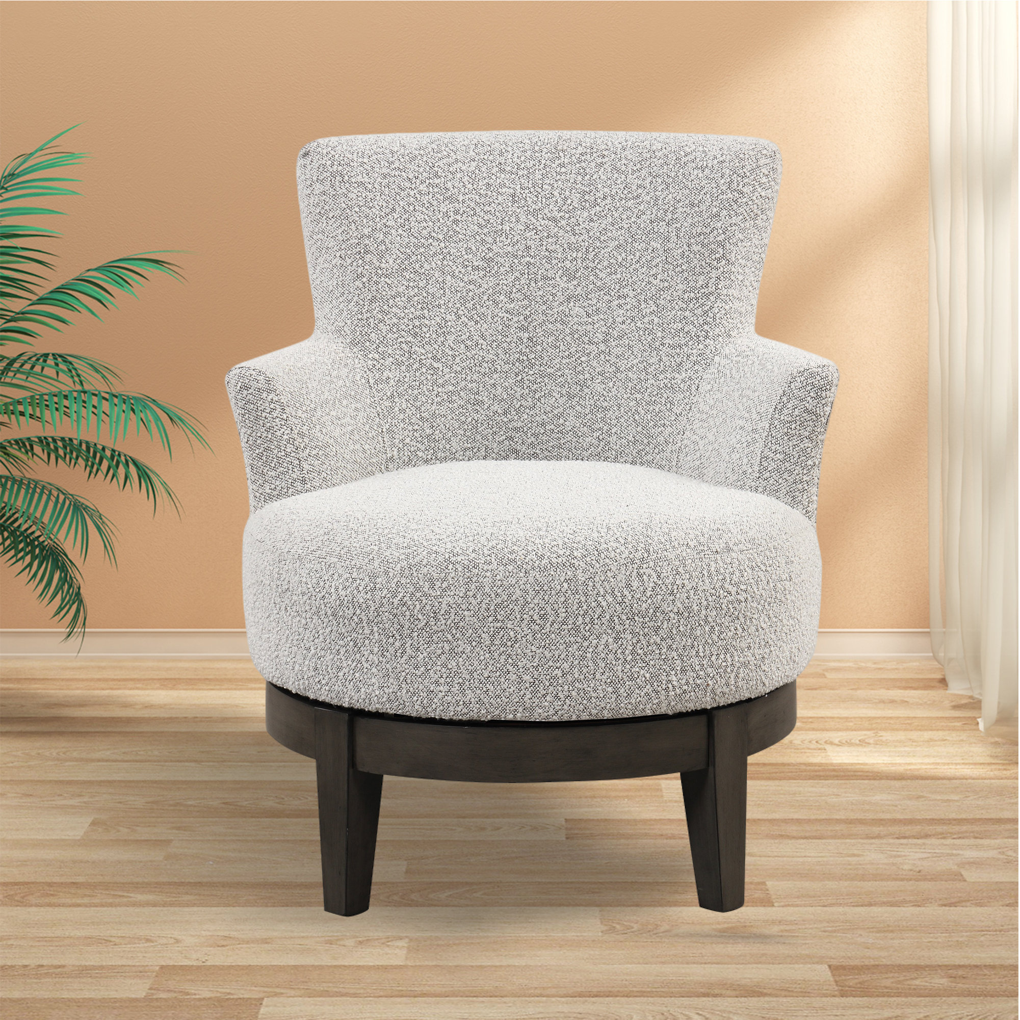 Red Barrel Studio® Ormiston 29.5'' Wide Swivel Wingback Chair | Wayfair