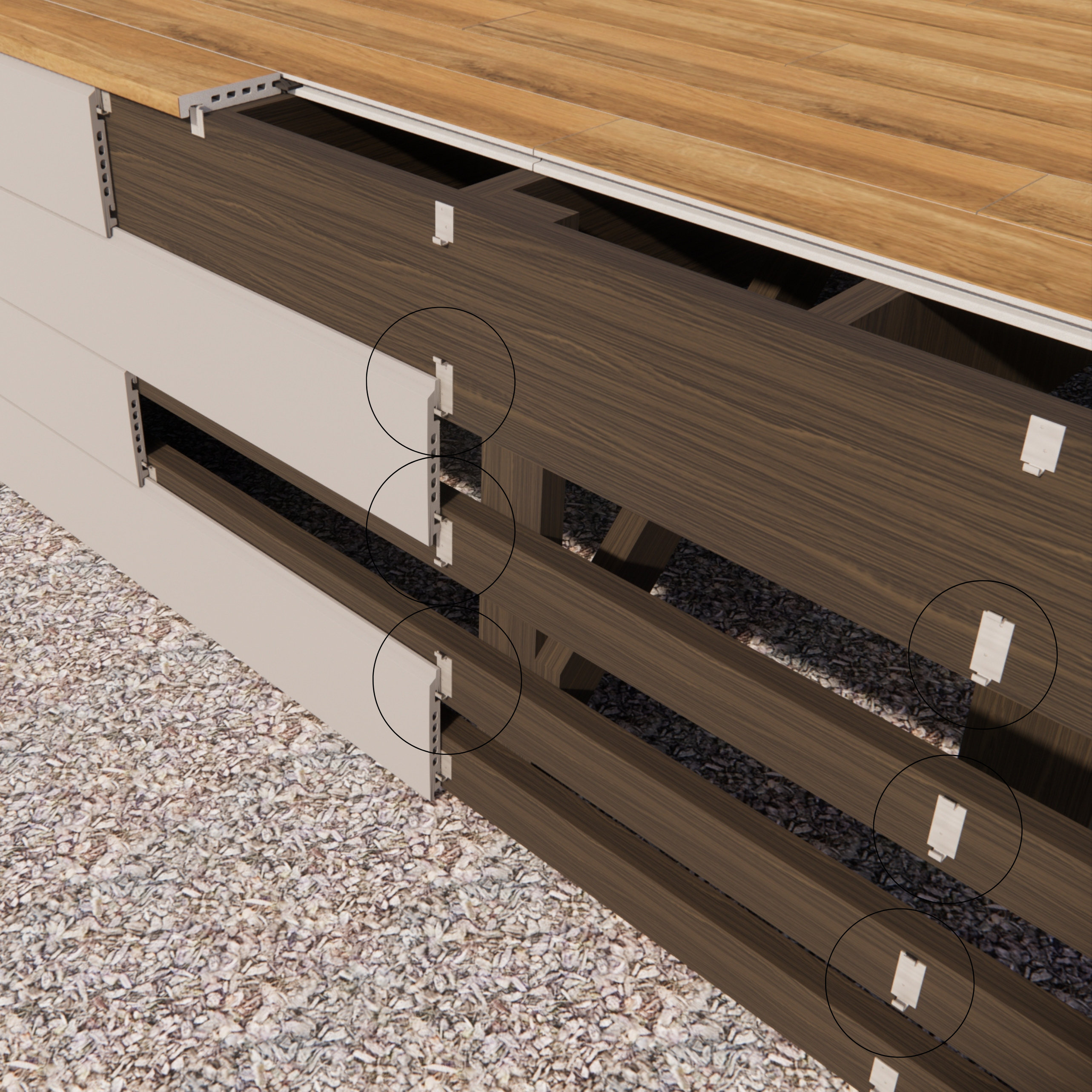 Tanzite StoneDecks Double Fascia Clip Fastener for Metal | Wayfair