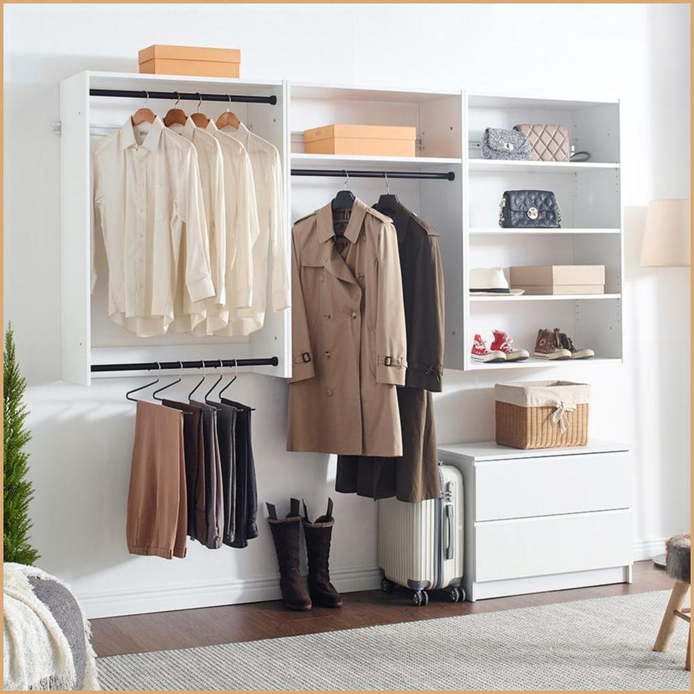 Latitude Run® Système de placard mural | Devi modulaire avec beaucoup ...