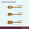 Anolon Teak Wood Cooking Tools 13-Inch Utensils Set, 3 Piece & Reviews ...