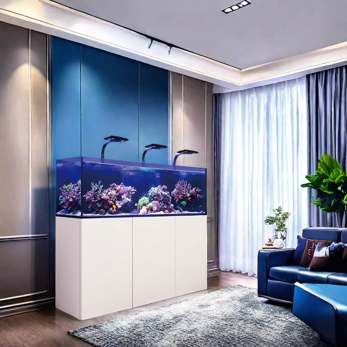 Lingxis Simple Modern Rectangular Eco Aquarium Tank | Wayfair